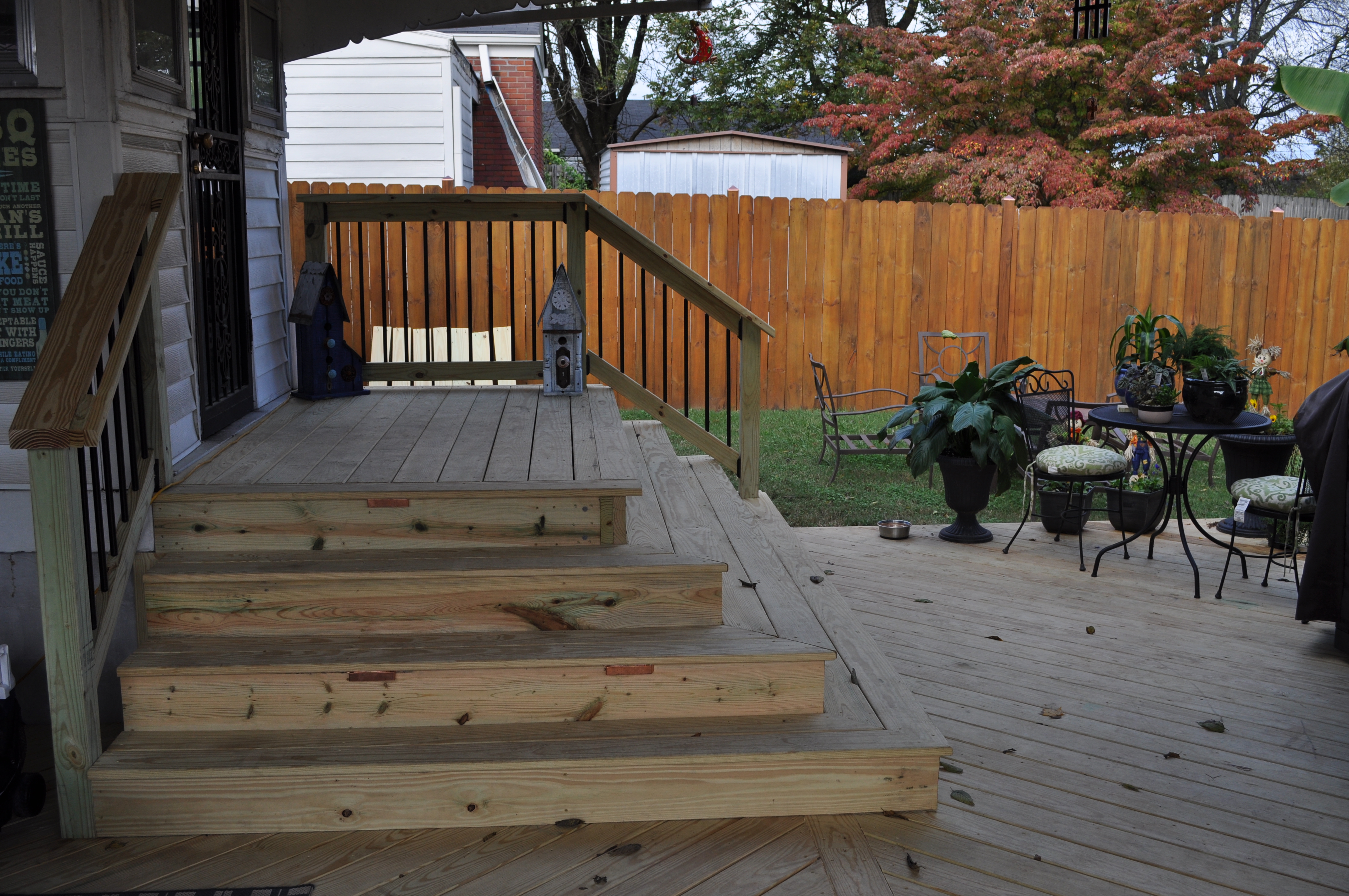 Deck with Cascading Stairs | Photo Gallery